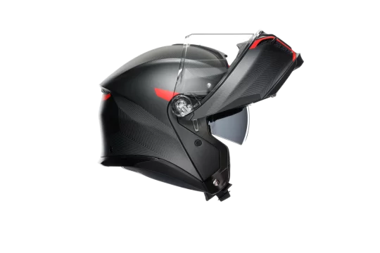 Casca AGV TOURMODULAR ECE2206 MULTIFREQUENCY MATT GUNMETAL RED