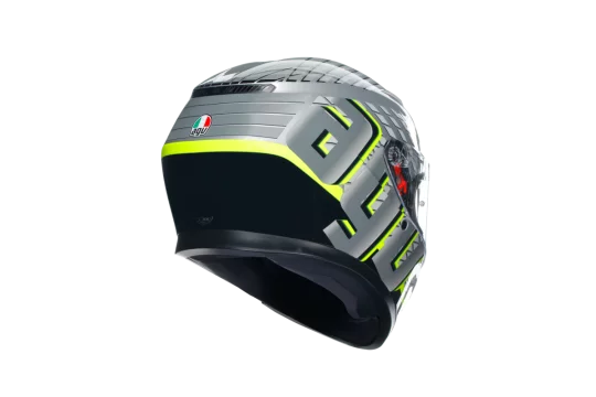 Casca Moto AGV K3 FORTIFY GREY/BLACK/YELLOW FLUO ECE 22.06