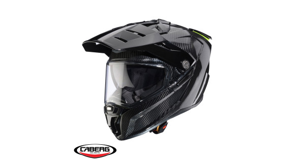 Casca adventure/off road Caberg model Tanami SV carbon Pinlock ready ...