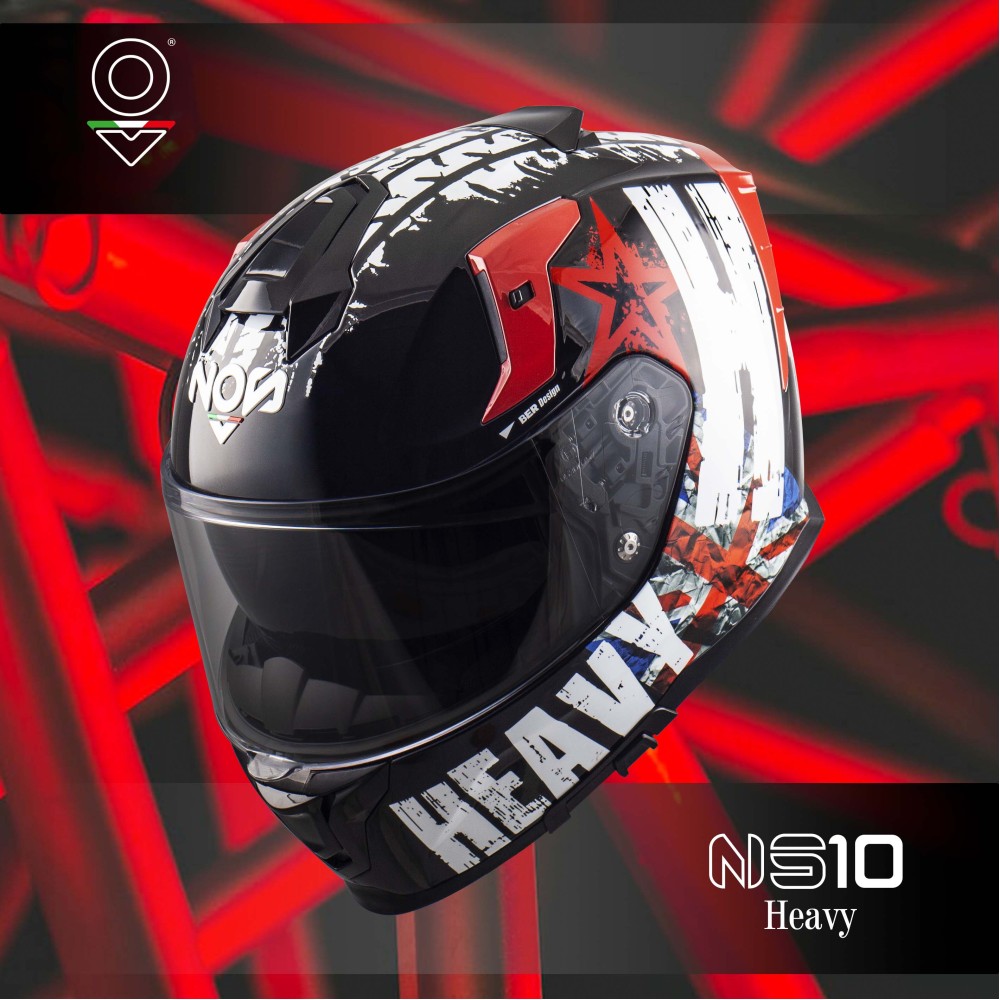 Casca Moto NOS NS-10 Heavy ECE-22.06 Pinlock Inclus - inmiscare.ro